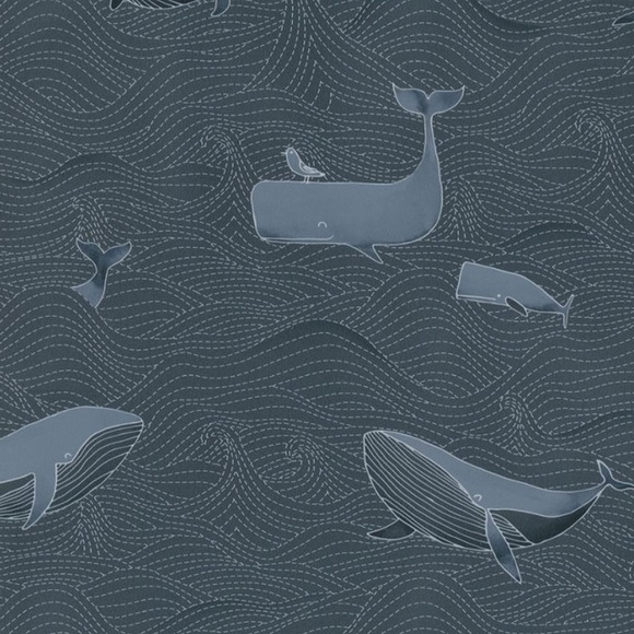BN Walls | Wall Decor | Bn Walls Blue Childrens Wallpaper With Whales ...